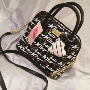 Betsey Johnson | Bags | Betsey Johnson Monogram Crossbody | Poshmark